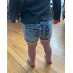 Way to Celebrate Americana Toddler Girl Frayed Denim Shorts, Sizes 2T ...