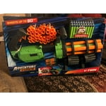 Adventure Force V-Twin Motorized Gatling Belt Blaster, Rotating Barrel ...