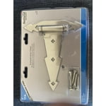 National hardware n348-524 7" stainless steel ornamental spring t hinge ...