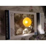 Mainstays Flameless LED Votives, White, Set of 12 - Walmart.com