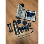 Ozark Trail 10 Piece Reusable Cutlery & Drinkware Combo Set, Aqua, 14 oz - Walmart.com