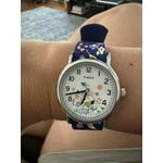 Timex Unisex Weekender 34mm Peanuts Snoopy Blue Watch, Fabric Slip-Thru ...