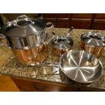 Cooks Standard Multi-Ply Clad Stainless Steel Copper Cookware Set, 8 ...
