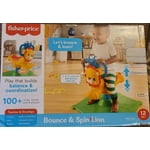 Fisher-Price Bounce & Spin Lion Ride-On Learning Toy for Baby Toddlers ...