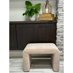 Better Homes & Gardens Juliet Velvet Waterfall Ottoman, Olive - Walmart.com