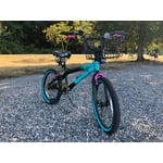 20" Kent Tempest BMX Bicycle, Fits Riders 4'2" - 5', Black/Aqua, Child ...