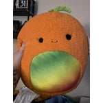 Squishmallows Fuzz-A-Mallows 12'' Louie the Orange Mango Plush Toy with ...