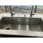 "Ruvati 57"" Undermount Single Basin Stainless Steel Kitchen Sink ...