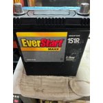 EverStart Maxx Lead Acid Automotive Battery, Group Size 151R 12 Volt ...