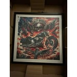 30x30 Frame Natural With White Picture Mat For 30x30 Print - Or 34x34 ...