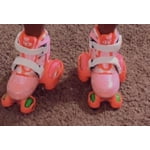 Roller Derby Fun Roll Girl's Junior Adjustable Quad Roller Skates with ...
