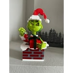 Brickcraft Up The Chimney Grinch Building Kit (504-Plastic Piece Set ...