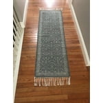 Mainstays Wexford Vintage Runner Rug, Teal, 20” x 60” - Walmart.com