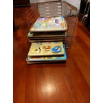 Melissa & Doug Deluxe Metal Wire Puzzle Storage Rack for 12 Small and ...