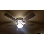 Mainstays 44" White Hugger Ceiling Fan, 5-Blade - Walmart.com