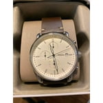 Fossil Men's Commuter Chronograph Leather Watch (Style: FS5404 ...