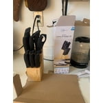 Mainstays 23 Piece Knife and Kitchen Tool Set with Wood Storage Block ...