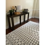 Mark&Day Area Rugs, 3x12 Gabriel Global Grey Beige Runner Area Rug (2'7 ...