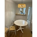 International Concepts Drop Leaf Bar Table in White - Walmart.com