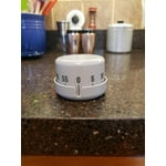 Mainstays Analog Kitchen Timer, 60-Minute Countdown Timer with Loud ...