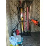 "Sttoraboks Garden Tool Organizer, Heavy Duty Steel Rack, Storage for ...