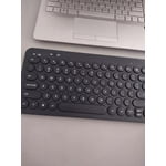 onn. Mini Compact Wireless Office Keyboard USB Receiver, 78 Keys, Grey ...
