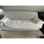 Mainstays Boucle Stretch-to-Fit Fabric Sofa Slipcover, 1-Piece, Beige ...