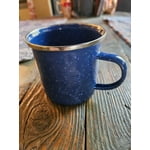 Coleman Enamel Mug, 12 oz, Blue Speckled Steel, Durable Camping Coffee ...