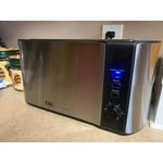 Elite Gourmet ECT-3100 Electric 4 Slice Wide Long Toaster - Walmart.com