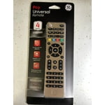 GE Universal Remote Control for 4 Devices in Brushed Silver Control TV ...