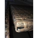 Barton Outdoor Deck Box Bench - UV-Resistant Wicker, Storage with ...