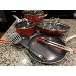 Blue Diamond 20 Piece Ceramic Nonstick Cookware Set, Toxin Free ...