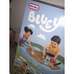Little Tikes Bluey Beach Day Sandbox with 6 Accessories, Outdoor Sand ...