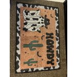 UUWENDA Doormat Rug Doormat 2024 Funny Howdy Floor Mat Decoration ...