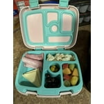 Bentgo Kids Pink 5-Compartment Bento Lunch Box Dishwasher Safe ...