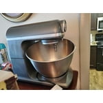 Farberware Professional Stand Mixer, 4.7 Quart, 6 Speed, Gun Metal with ...