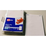 Avery(R) White Removable Print or Write Labels 5436, 1" x 3", Pack of ...