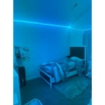 onn. Multicolor LED Light Strip with Sound Reactive Technology, 16 ...