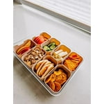Cook With Color 8-Compartment Snackle Box, Charcuterie Container ...