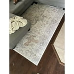 KUETH Modern Area Rug 3x5 Non Slip Hallway Runner Rug, Low Pile Machine ...