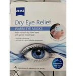 ZEISS Dry Eye Relief Warm Compress Heated Eye Masks, 4 Pack - Walmart.com