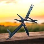 Swiss Tech Multi-Tool 11-in-1 Folding Mini Multi-Function Compact with ...