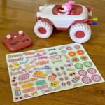 Sharper Image® Pixie Cruiser Doodle, Customizable RC Car with Markers, Stickers & Accessories ...