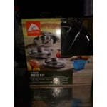 Ozark Trail Space-Saving 5-Piece Cookware Mess Kit, Stainless Steel and ...