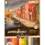 Astrodesigns Cardstock, 8.5" x 11", 65 lb./176 Gsm, Watercolor 15-Color ...