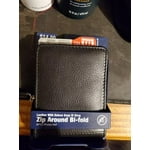 George Men's Bifold Wallet Black with RFID Protection and Extra Pocket ...