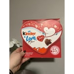 Kinder Love Mini Milk Chocolate Hearts, Kids Small Valentine's Gift Box ...
