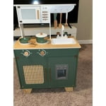Robud Wooden Play Kitchen Set, Toy Washer & Dryer for Kids/Toddlers Age ...