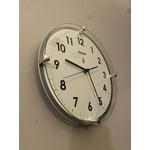 Sharp Atomic Analog Wall Clock – 10.5” Suspended Glass Face - Sets ...