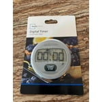 Mainstays Digital Kitchen Timer, Magnetic Countdown Count up Timer with ...